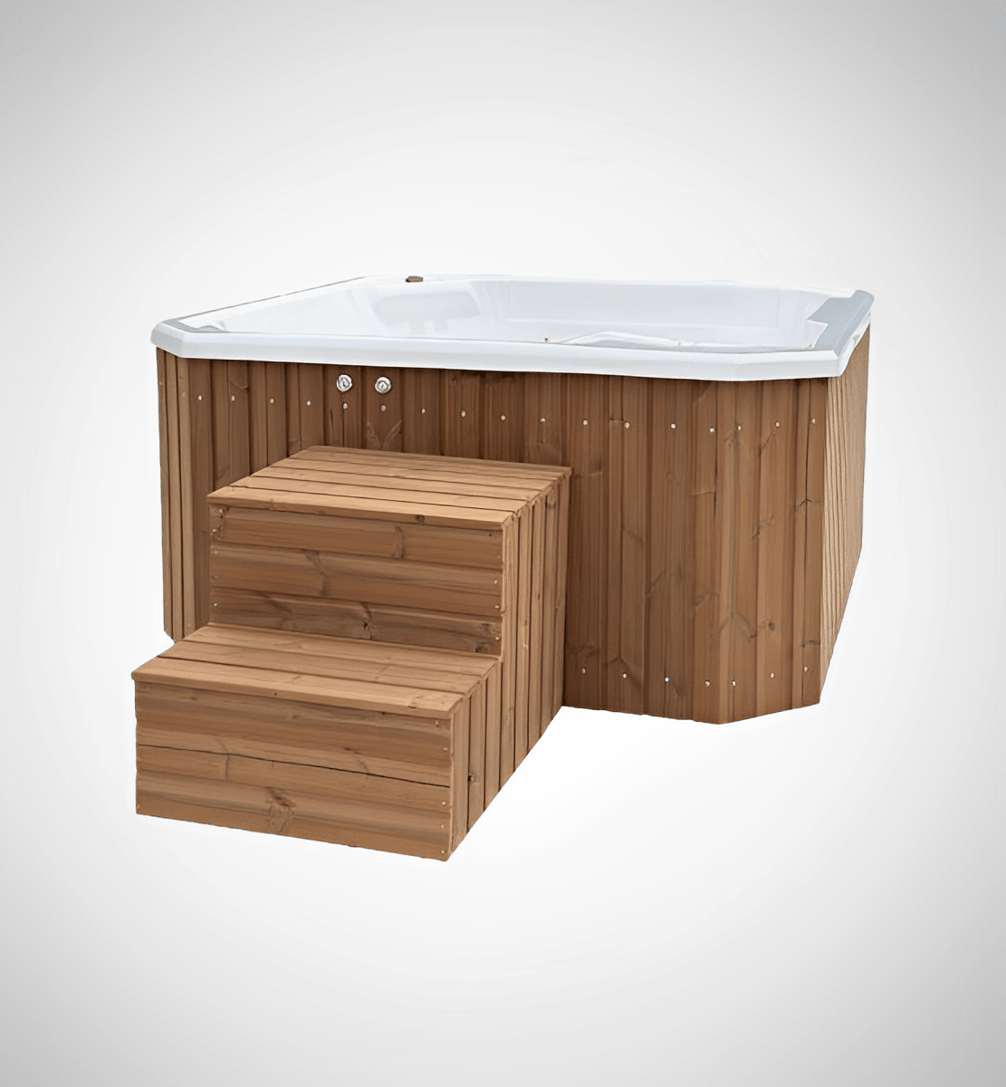 ganzes Jahr gemütlich Urlaub Zuhause: poreallas Whirlpool AllIn– hikipuu